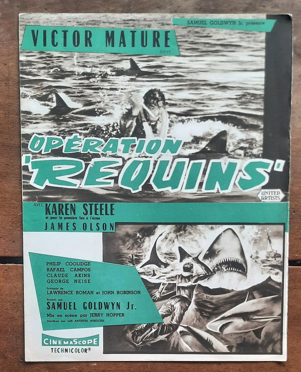 Dossier de presse OPERATION REQUINS Victor MATURE Karen STEELE James O ...