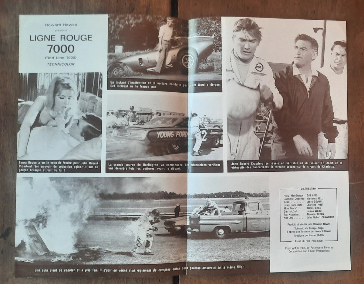 Dossier de presse LIGNE ROUGE 7000 James CAAN Laura DEVON sport auto 1 ...