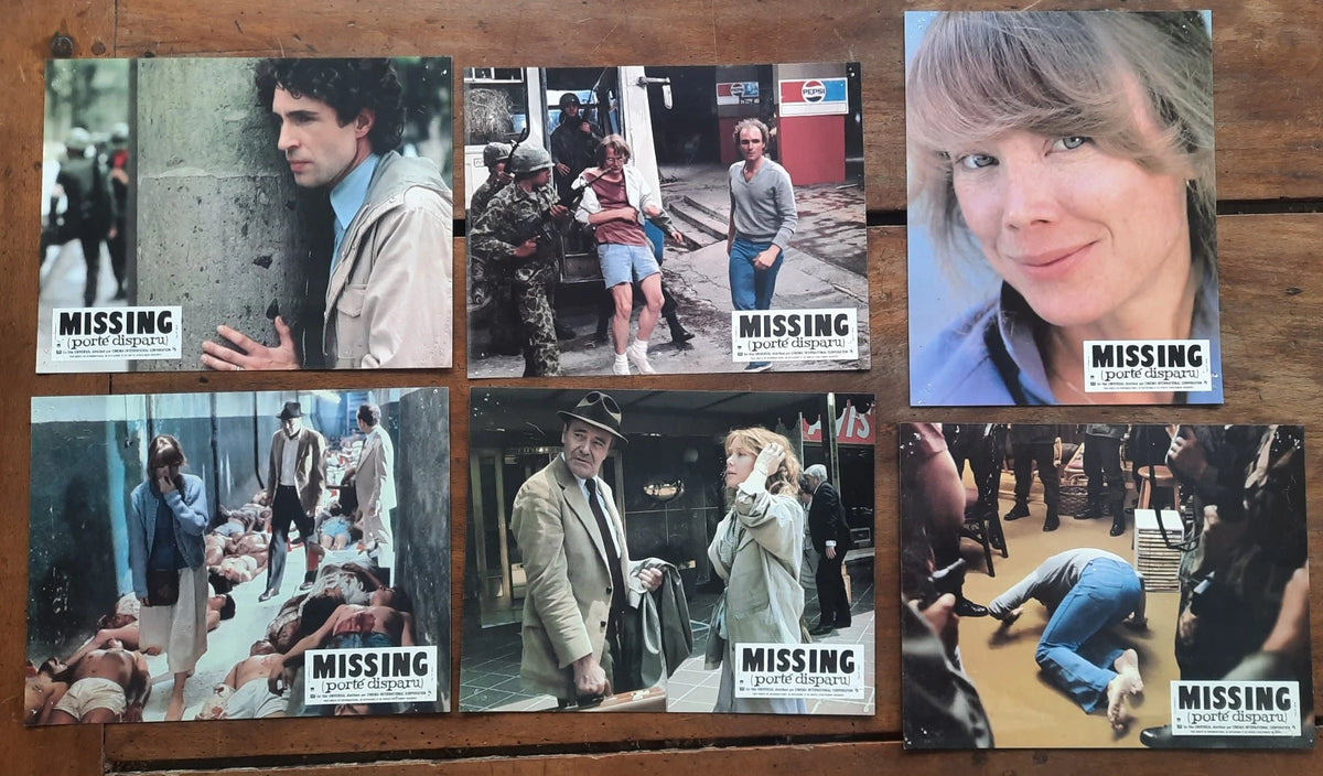 6 Photos originales MISSING Porté disparu COSTA GAVRAS Jack LEMMON 198 ...