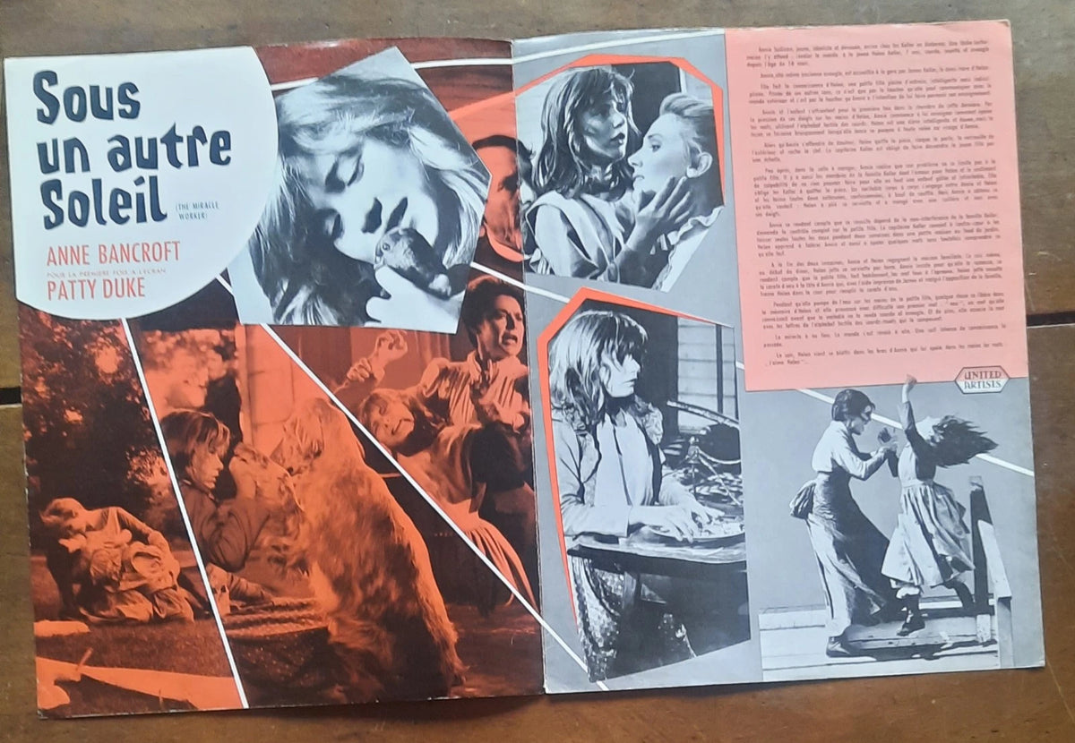 Dossier de presse MIRACLE EN ALABAMA Anne BANCROFT Patty DUKE Arthur P ...