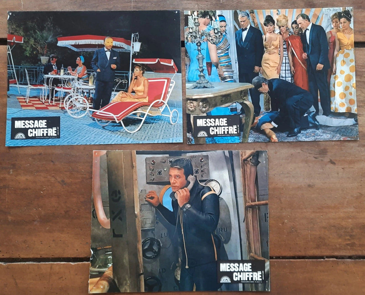 15 Photos originales MESSAGE CHIFFRE Pino MERCANTI Jose GRECI Umberto ...