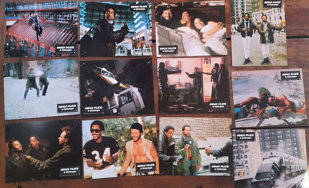 12 Photos originales DEUX FLICS A CHICAGO Peter HYAMS Gregory HYNES CR ...