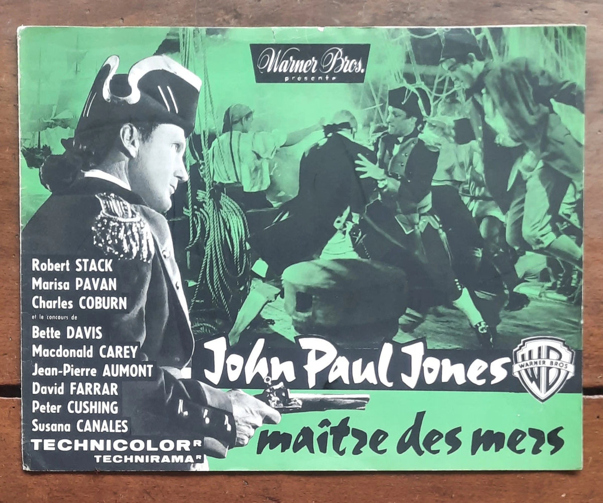 Dossier de presse MAITRE DES MERS John Paul JONES Robert STACK M. PAVA ...