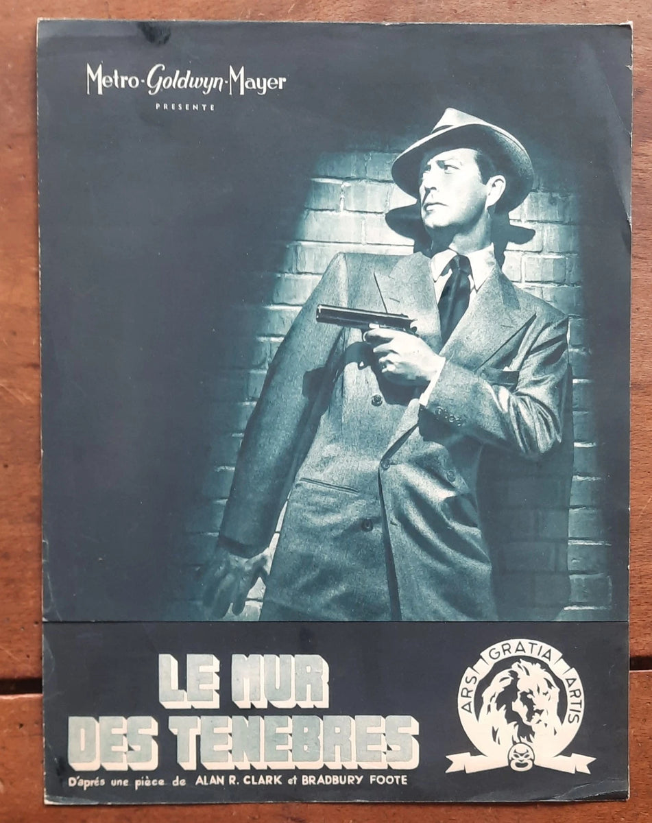 Dossier de presse LE MUR DES TENEBRES Robert TAYLOR Audrey TOTTER 1947 ...