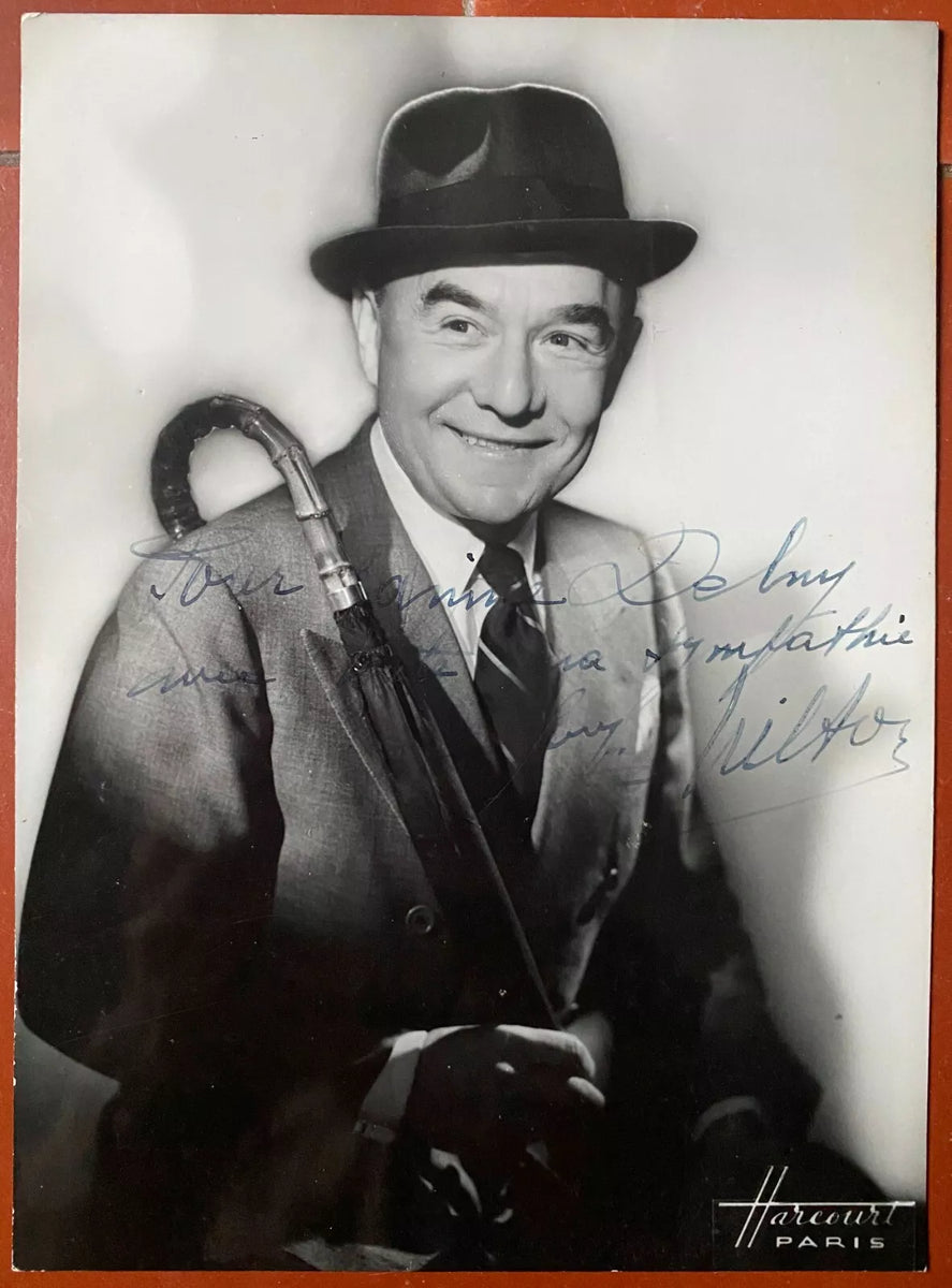 Original GEORGES MILTON photo with autograph – CINEAD