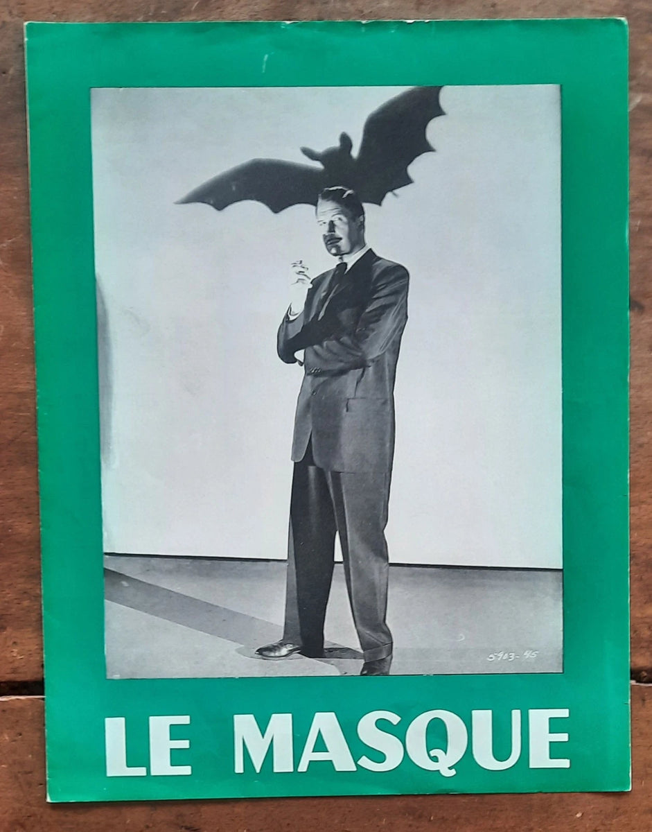 Dossier de presse LE MASQUE Crane WILBUR Vincent PRICE Agnes MOOREHEAD ...