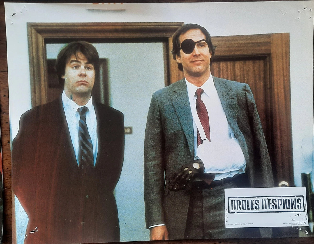 10 Original Photos FUNNY SPIES John LANDIS Dan AYKROYD Chevy CHASE 198 ...