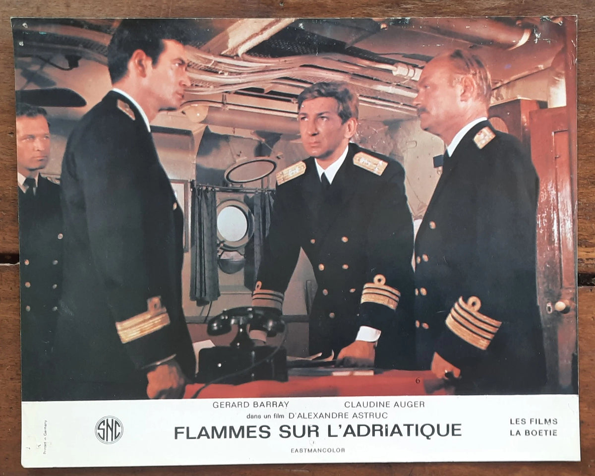 10 Photos originales FLAMMES SUR L'ADRIATIQUE Alexandre ASTRUC G. BARR ...