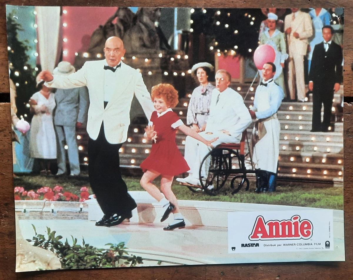 6 Photos originales ANNIE Aileen QUINN Albert FINNEY John HUSTON 1982 ...