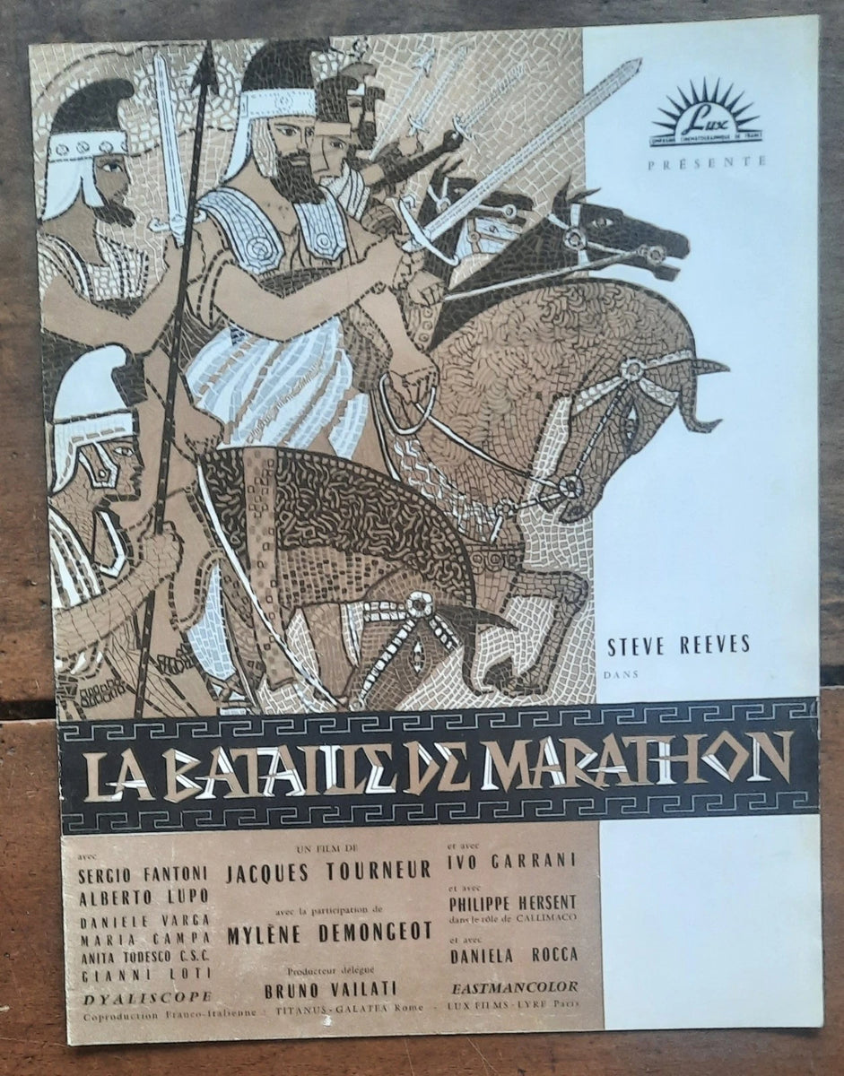 Dossier de presse LA BATAILLE DE MARATHON Jacques TOURNEUR Steve REEVE ...