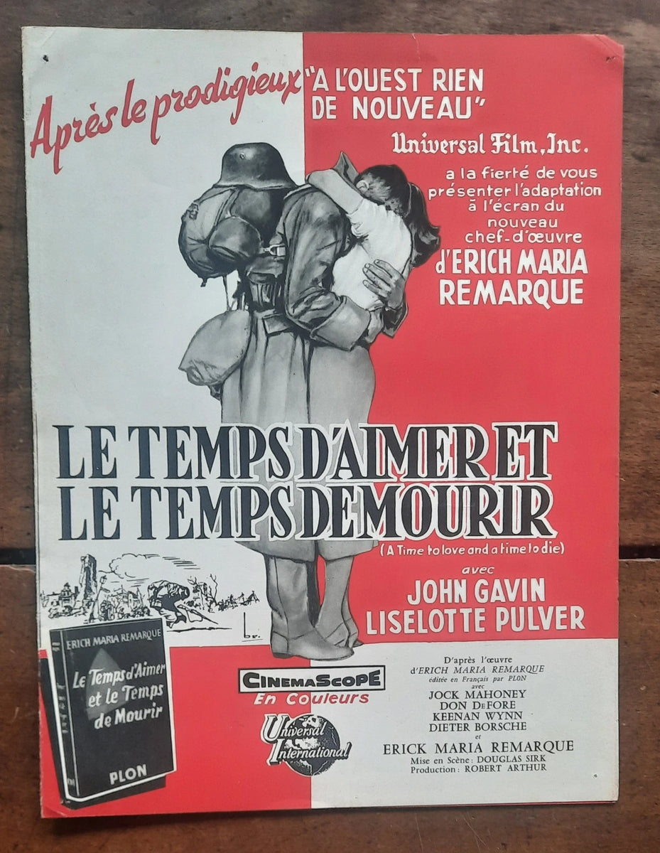 Dossier de presse LE TEMPS D AIMER ET LE TEMPS DE MOURIR John GAVIN 19 ...