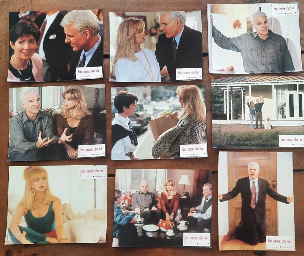 9 Photos originales FAIS COMME CHEZ TOI Frank OZ Steve MARTIN Goldie H ...