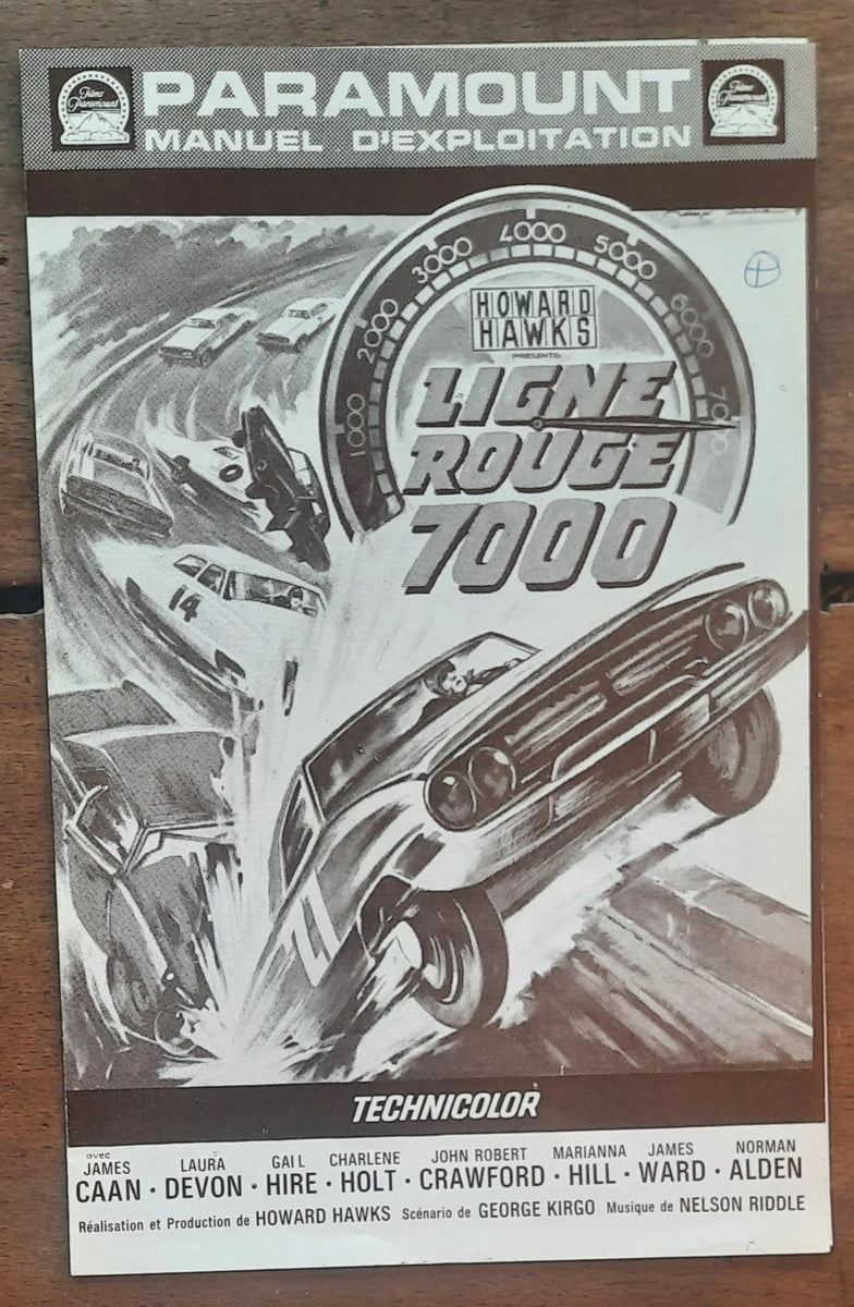 Dossier de presse LIGNE ROUGE 7000 James CAAN Laura DEVON sport auto 1 ...