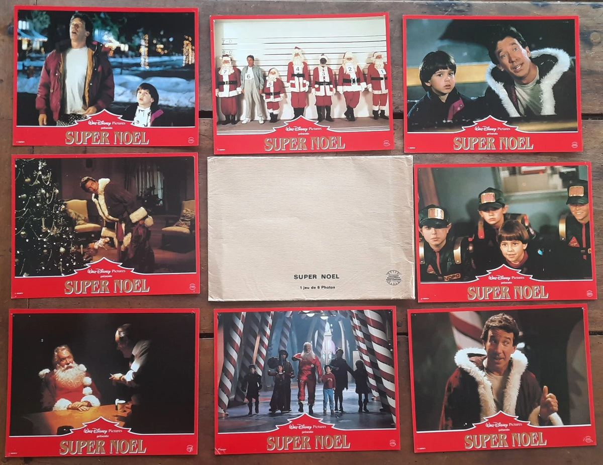 8 Photos originales SUPER NOEL John PASQUIN Tim ALLEN Père Noël jeu co ...