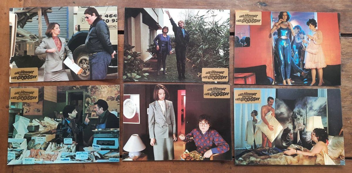 6 Photos originales LES HOMMES PEFERENT LES GROSSES J. Marie POIRE BAL ...