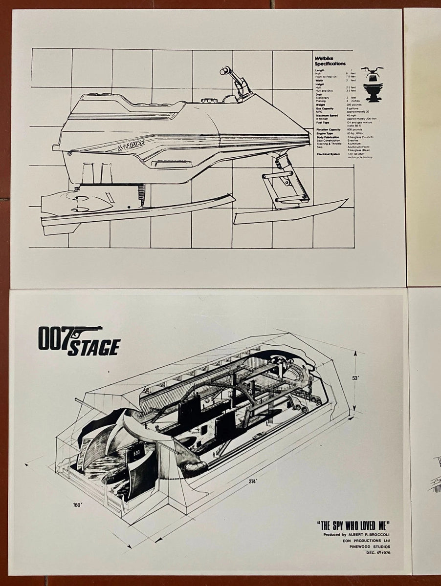 4 Photos L'ESPION QUI M'AIMAIT Spy who loved me JAMES BOND Roger Moore ...