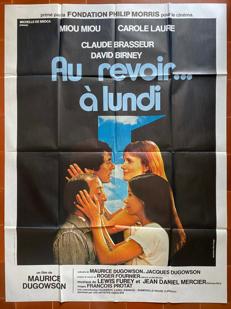 Poster GOODBYE TO MONDAY Maurice DUGOWSON David BIRNEY Carole LAURE 12 ...