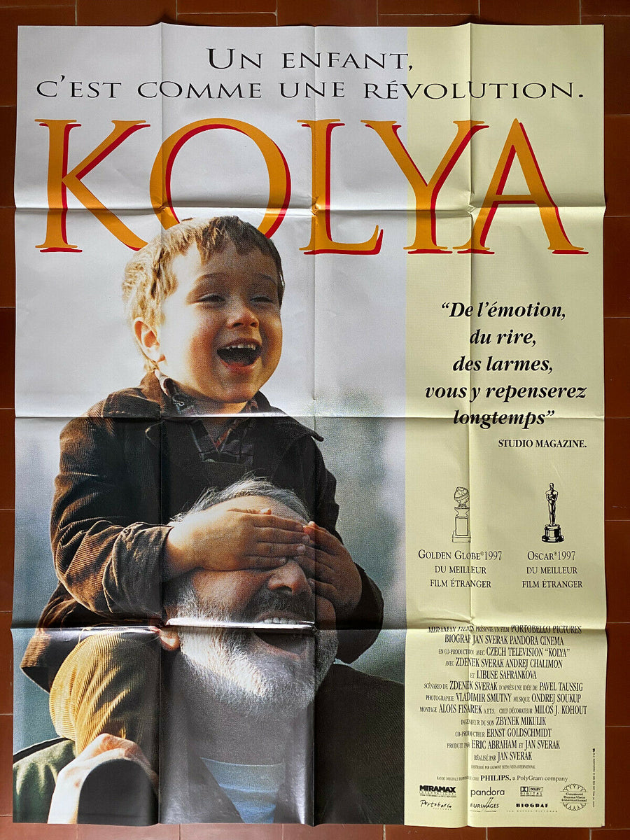 Poster KOLYA Jan SVERAK Andrei CHALIMON Libuse SAFRANKOVA 120x160cm ...