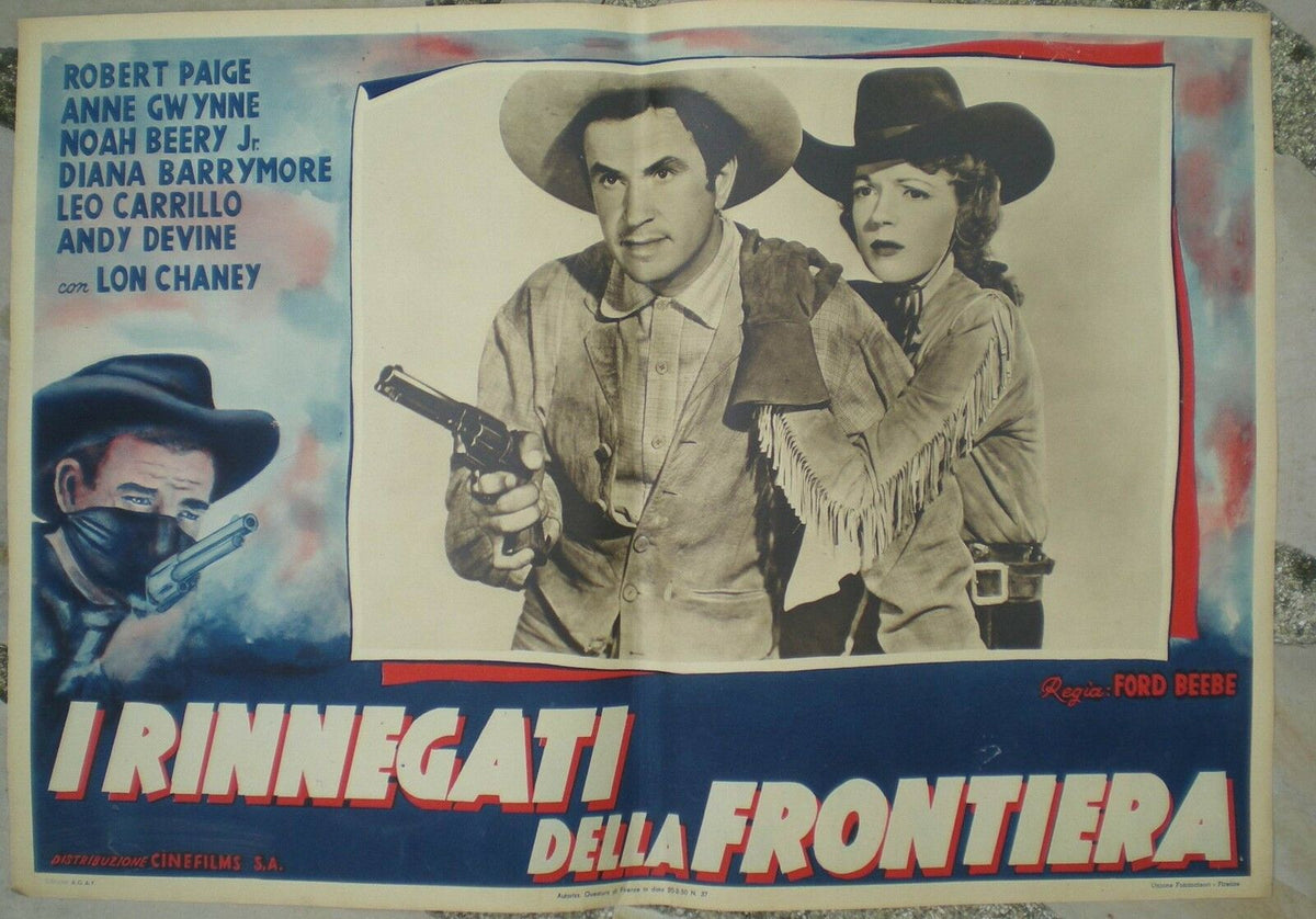 FRONTIER BADMEN Robert Paige NOAH BEERY Jr. LON CHANEY Ford Beebe WEST ...