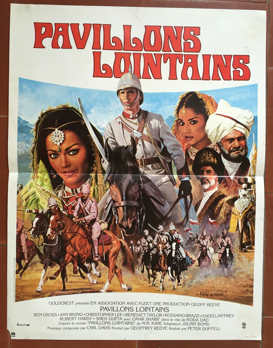 Poster DISTANT PAVILIONS Peter Duffell BEN CROSS Amy Irving 40x60cm *D ...