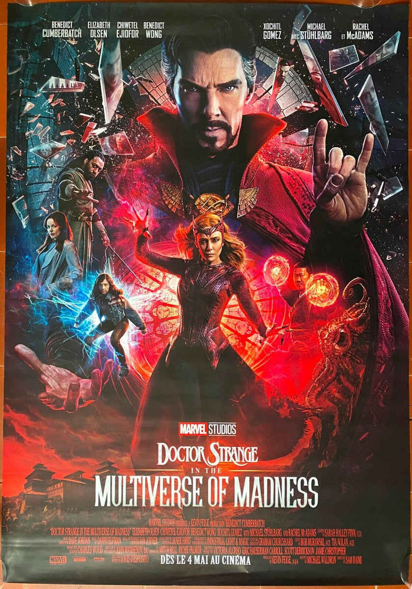 Affiche DOCTEUR STRANGE IN THE MULTIVERSE OF MADNESS Benedict Cumberba ...