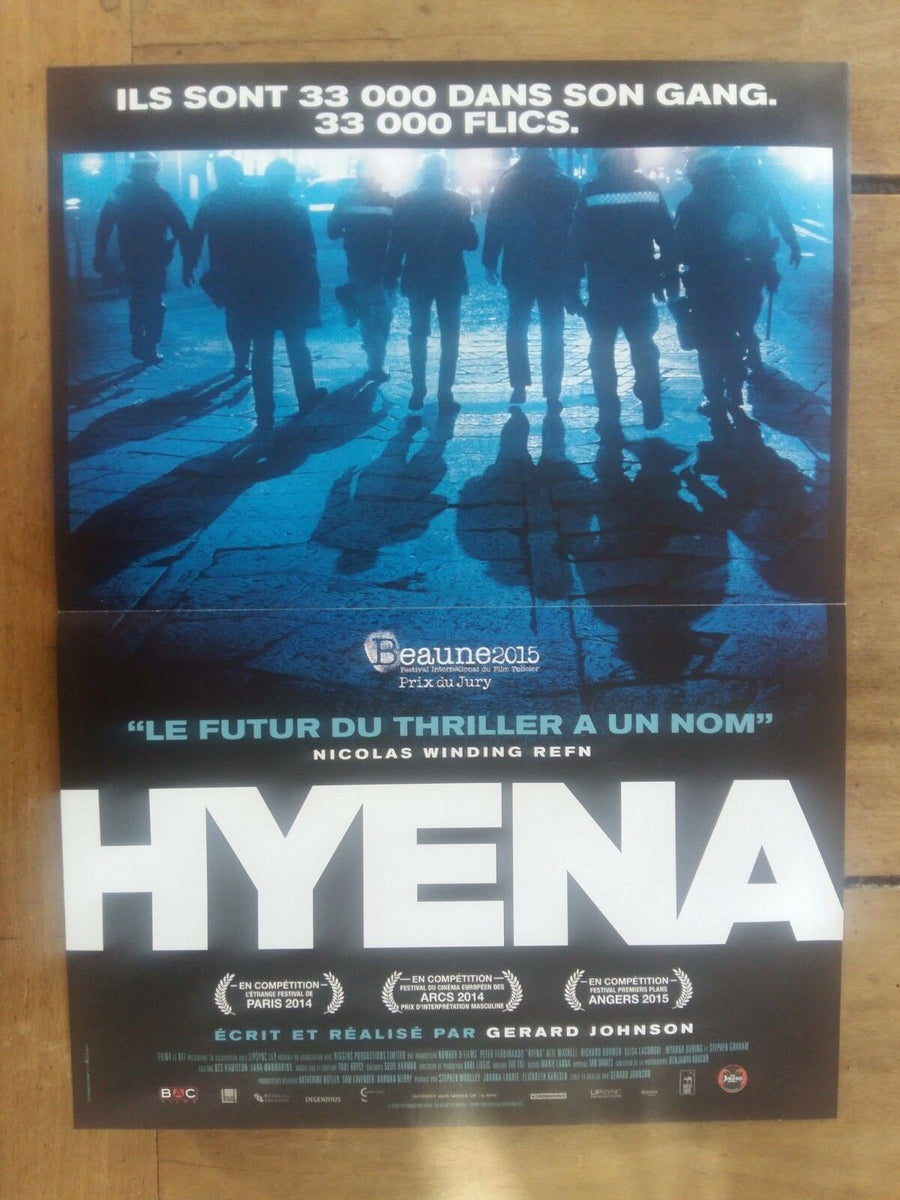 HYENA poster Gérard JOHNSON detective film jury prize 2015 40x60cm ...