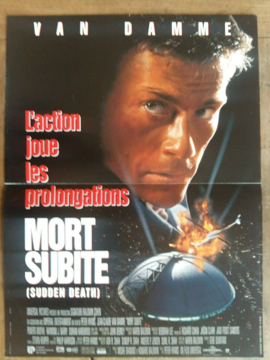 Poster SUDDEN DEATH Peter HYAMS Jean-Claude VAN DAMME 40x60cm – CINEAD