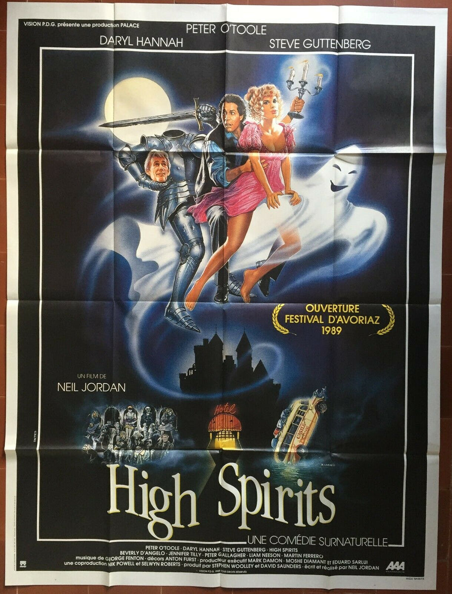 HIGH SPIRITS Poster Neil Jordan PETER O'TOOLE Daryl Hannah 120x160cm ...