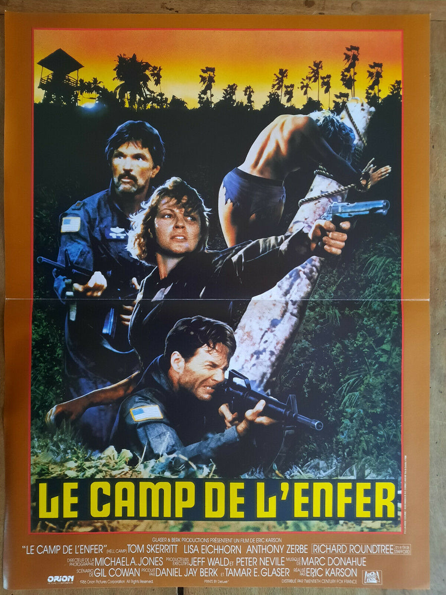 Poster THE CAMP OF HELL Eric KARSON Tom SKERITT 40x60cm – CINEAD