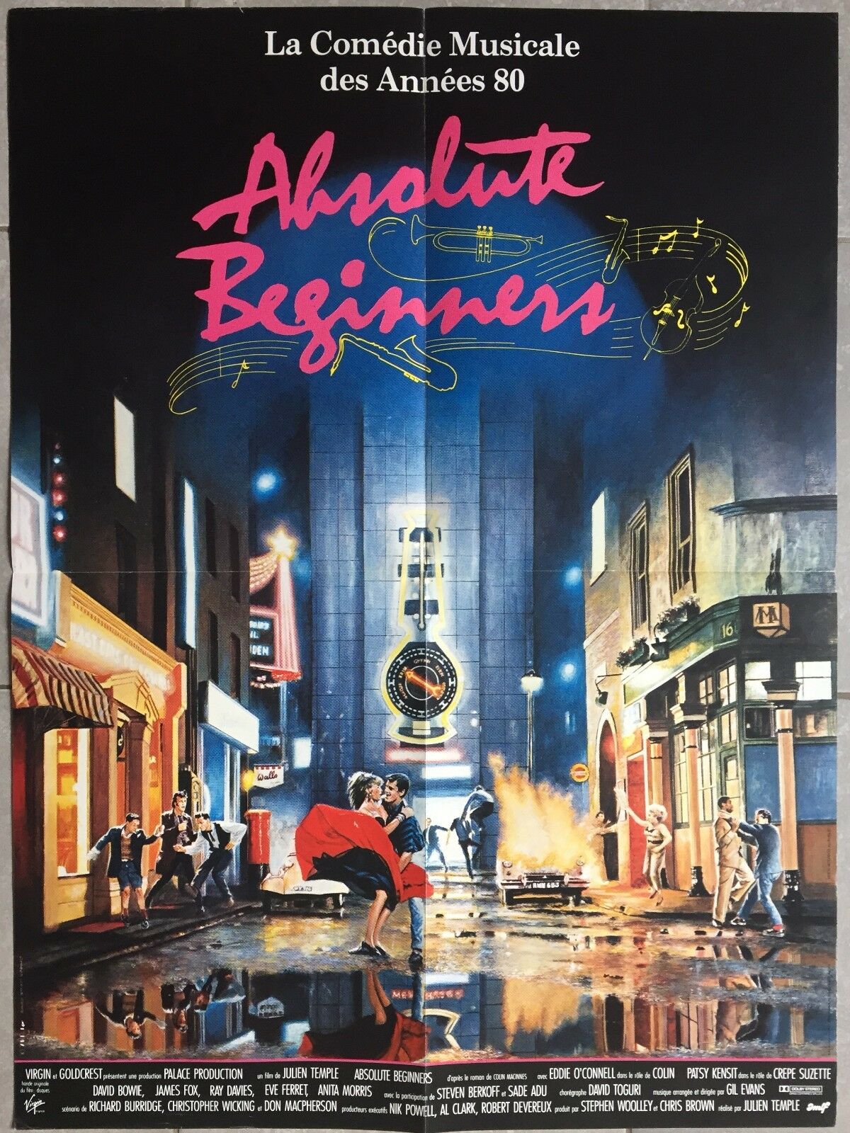 Poster ABSOLUTE BEGINNERS Julien Temple DAVID BOWIE Patsy Kensit 60x80 ...