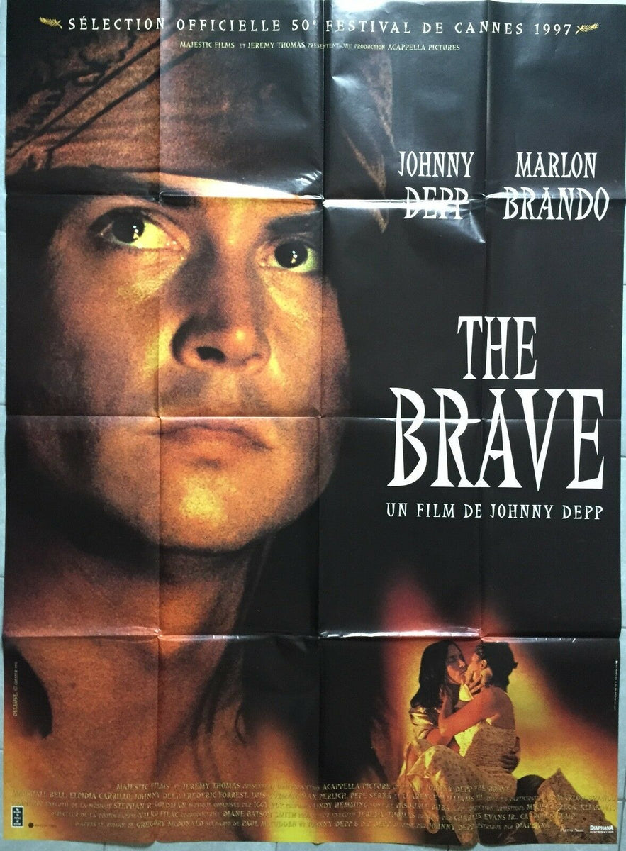 THE BRAVE poster Marlon Brando JOHNNY DEPP 120x160cm – CINEAD
