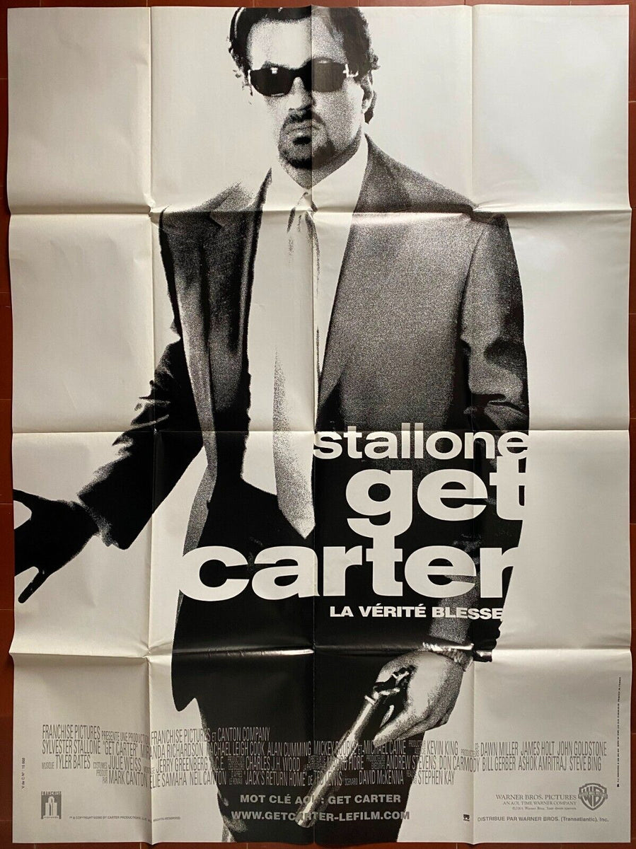 Affiche GET CARTER Sylvester STALLONE Stephen T. KAY 120x160cm – CINEAD