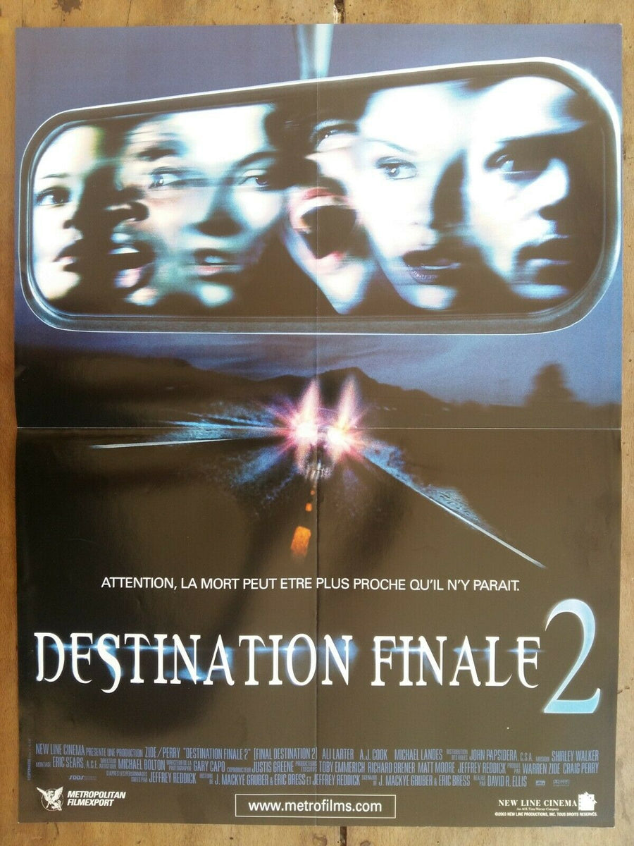 poster FINAL DESTINATION 2 David R. ELLIS Fantasy film Horror 40x60cm ...