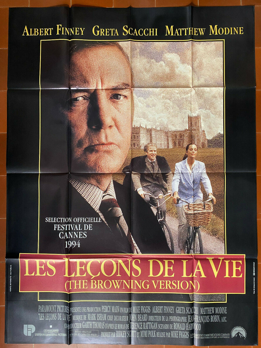 Poster THE LESSONS OF LIFE Mike FIGGIS Albert FINNEY Greta SCACCHI 120 ...