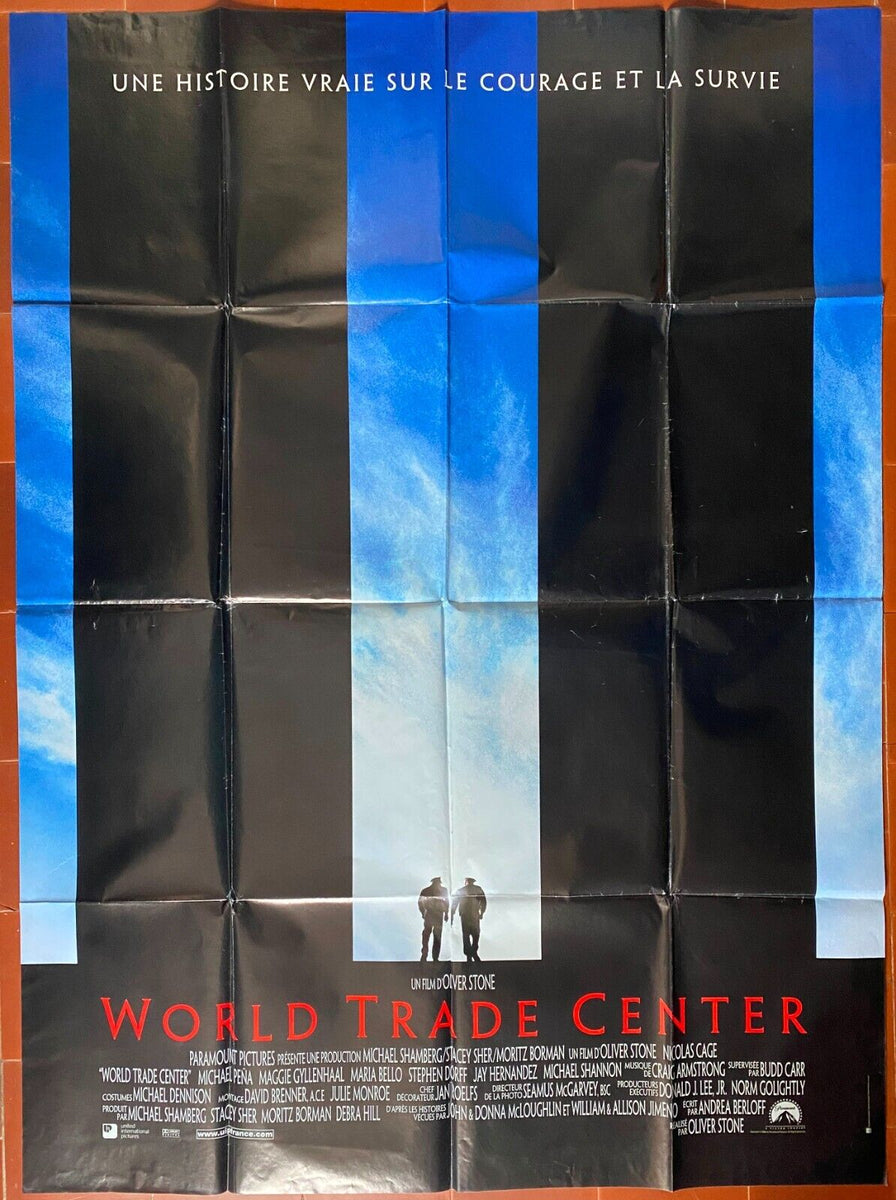Poster WORLD TRADE CENTER Oliver STONE Nicolas CAGE Michael PENA 120x1 ...