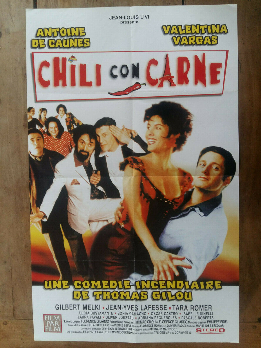 Poster CHILI CON CARNE Thomas Gilou ANTOINE DE CAUNES Valentina Vargas ...