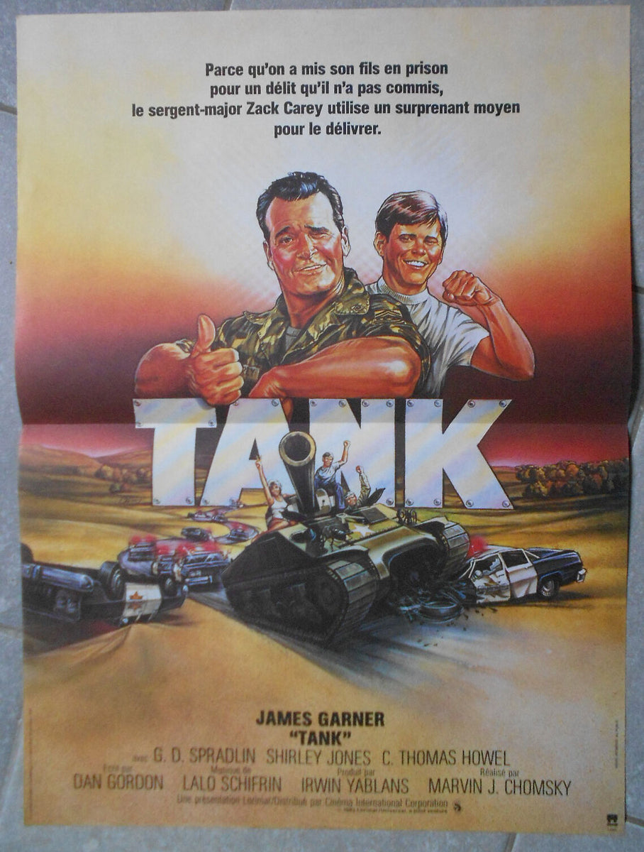 Poster TANK James Garner SHIRLEY JONES Chomsky 40x60cm – CINEAD
