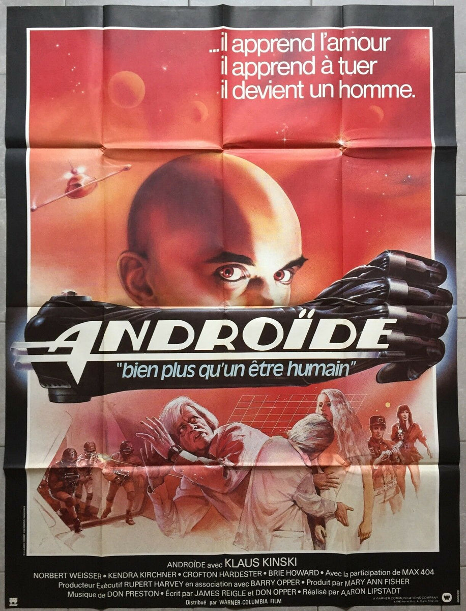 Poster ANDROID Android AARON LIPSTADT Klaus Kinski 120x160cm * – CINEAD