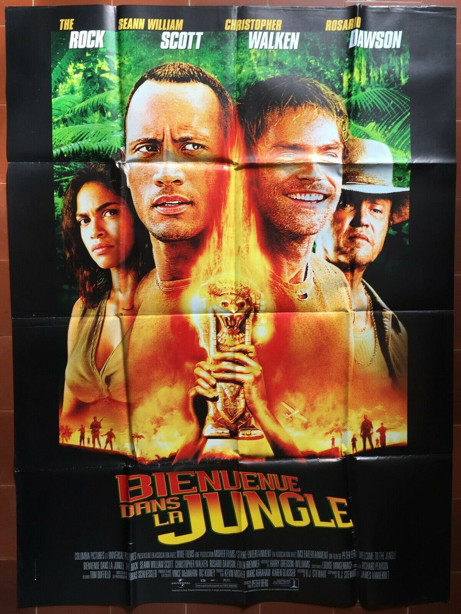 WELCOME TO THE JUNGLE Rundown DWAYNE JOHNSON Poster 120x160cm – CINEAD