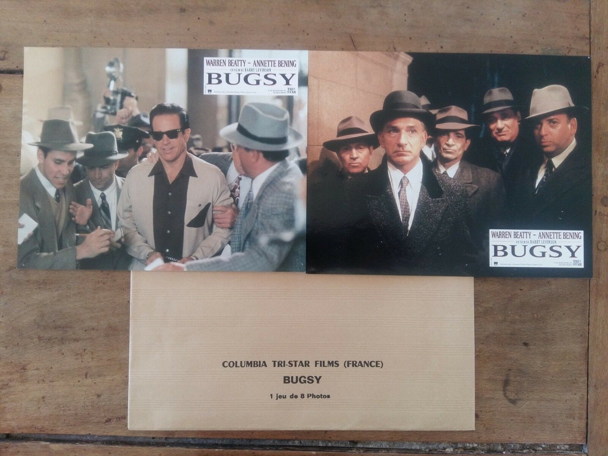 BUGSY barry LEVINSON warren BEATTY annette BENING full set 8 Photos ...