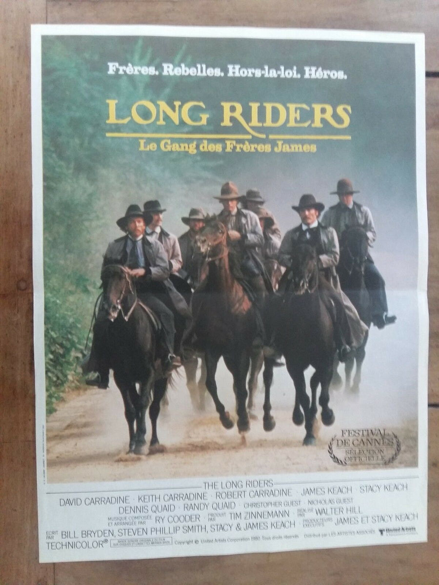 Poster LONG RIDERS david CARRADINE dennis QUAID 40x60cm * – CINEAD