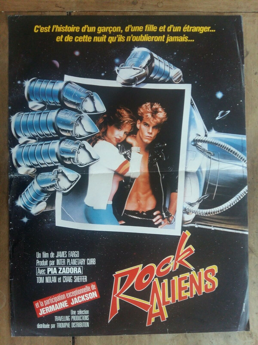 Affiche ROCK ALIENS James FARGO Pia ZADORA Tom NOLAN 40x60cm * – CINEAD
