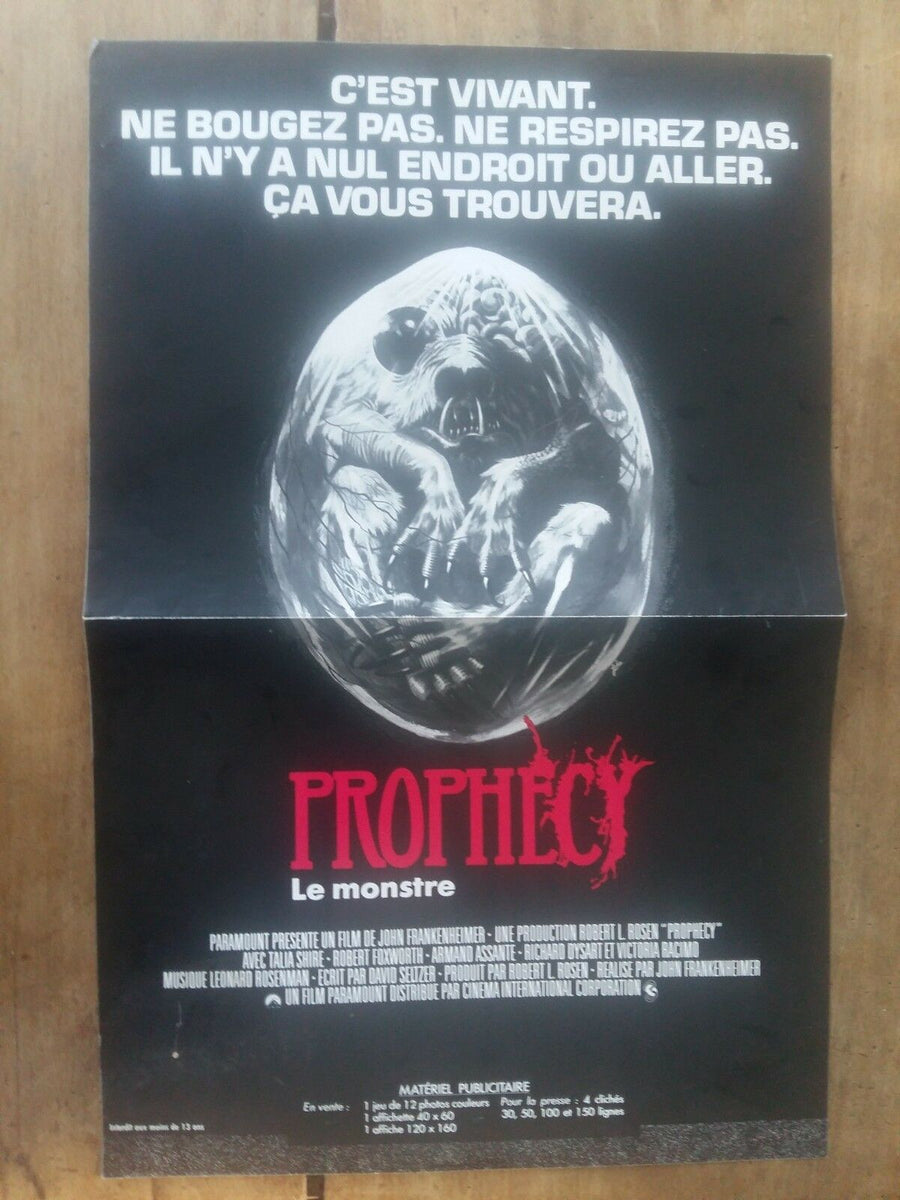 Press Kit PROPHECY (the monster) talia SHIRE robert FOXWORTH – CINEAD