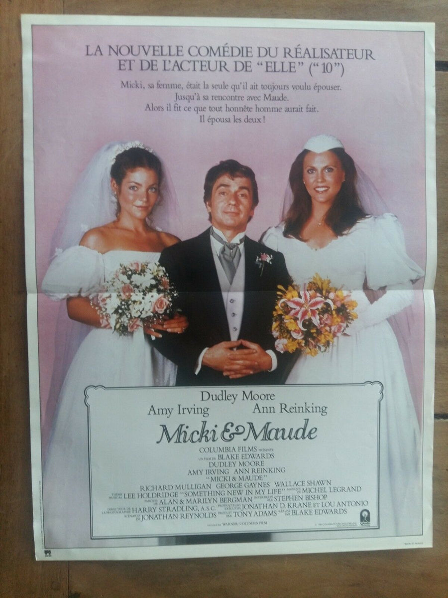 Poster MICKI and MAUDE blake EDWARDS dudley MOORE amy IRVING 40X60cm ...