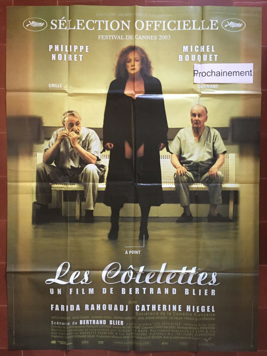 Poster LES COTELETTES Bertrand Blier PHILIPPE NOIRET Michel Bouquet 12 ...