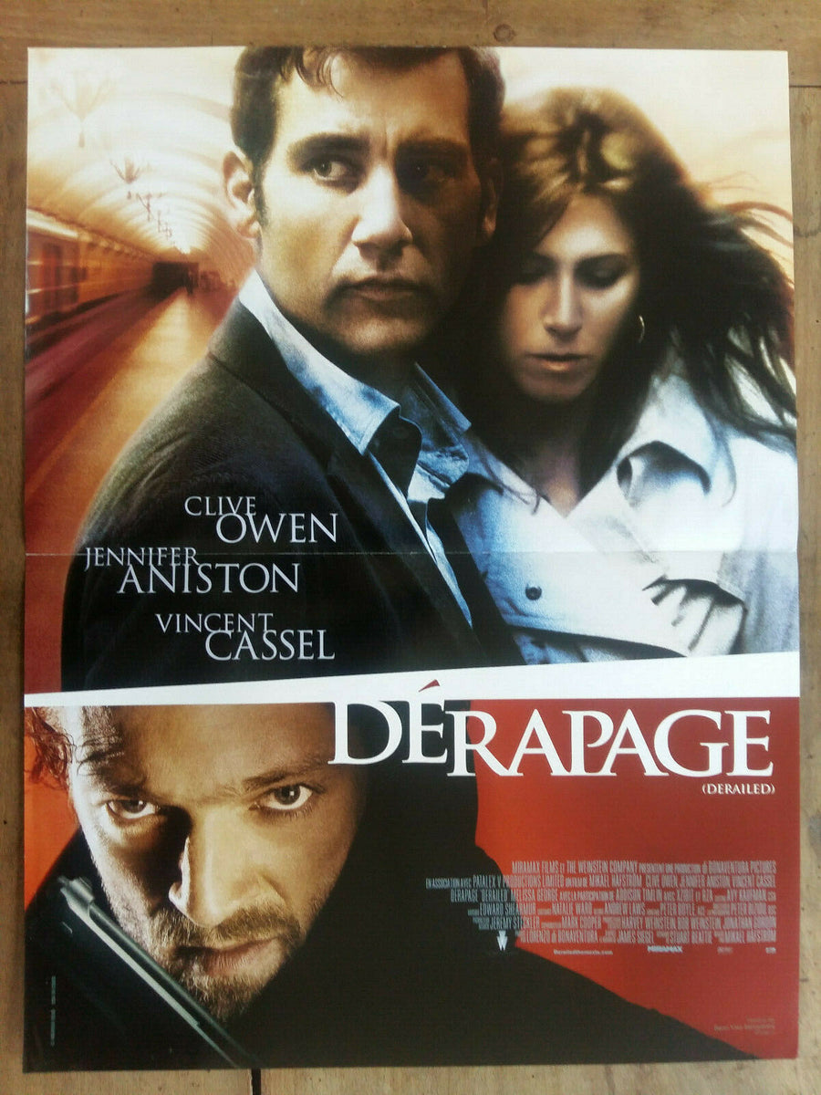 Poster DERAPAGE Mikael HAFSTROM Clive OWEN Vincent CASSEL 40x60cm – CINEAD