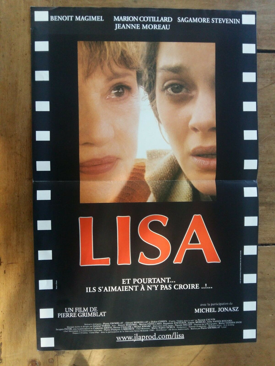 Poster LISA benoit MAGIMEL marion COTILLARD jeanne MOREAU 40x60cm ...