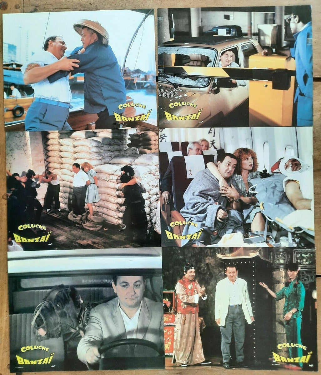 10 Photos exploitation BANZAI Claude ZIDI COLUCHE Valerie MAIRESSE – CINEAD