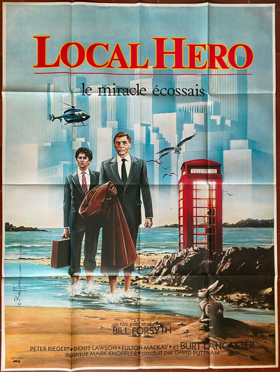 LOCAL HERO Poster Peter Riegert BURT LANCASTER Bill Forsyth 120x160cm ...
