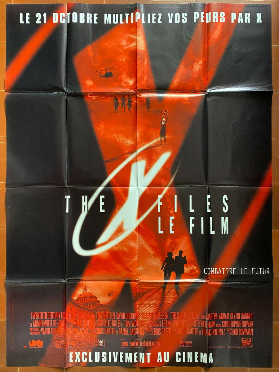 THE X FILES poster Chris CARTER David DUCHOVNY Gillian ANDERSON 120x16 ...